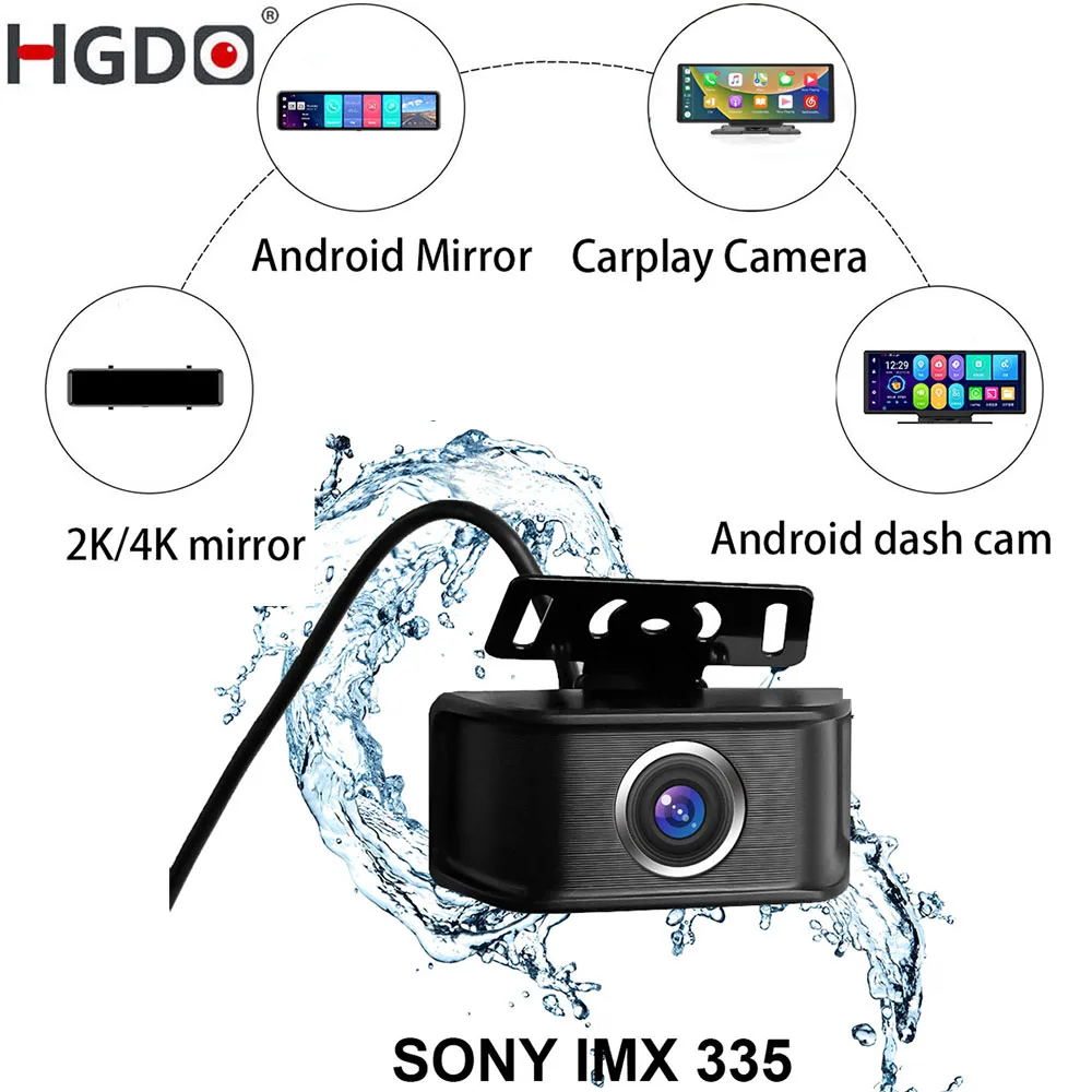 HGDO-R35-SONY-IMX335-2K-1080P-Rear-View-Camera-Back-Cam-4PIN-Cable ...