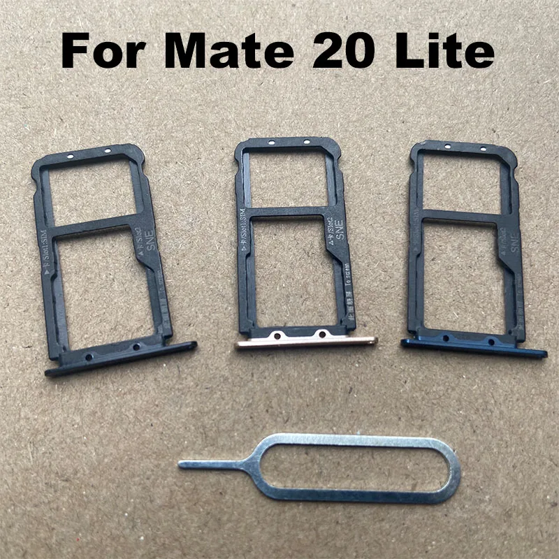 New-For-Huawei-Mate-20-Lite-Sim-Card-Tray-Slot-Holder-Socket-Adapter ...