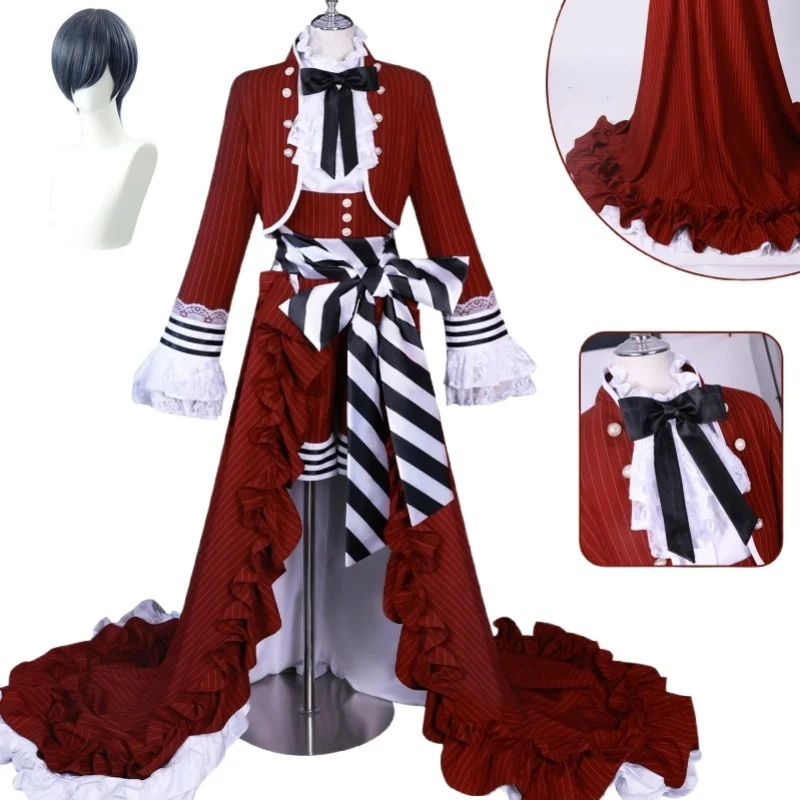 Ciel-phantomwomen-kad-nlar-Cosplay-kost-m-Cos-oyunu-Anime-parti-niforma ...