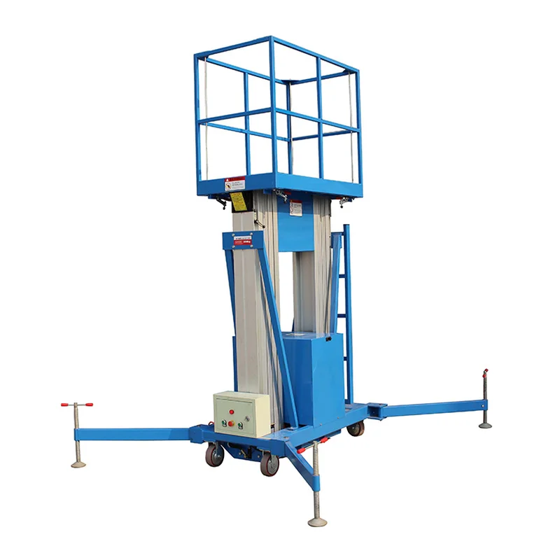 Portable Mobile Electronic Hydraulic Scissor Lift Platform Double ...