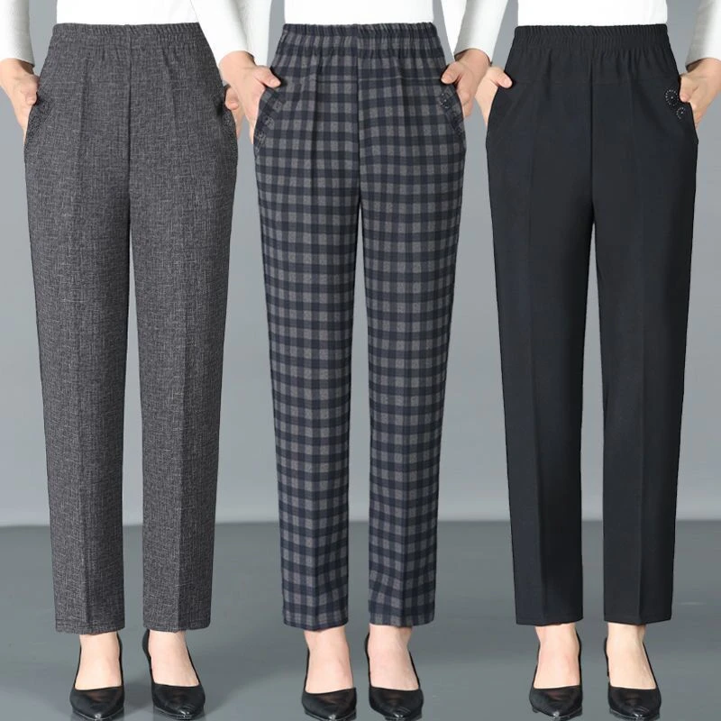 Womens Autumn Pants Middle Age | Autum Winter Women Pant | Autumn ...