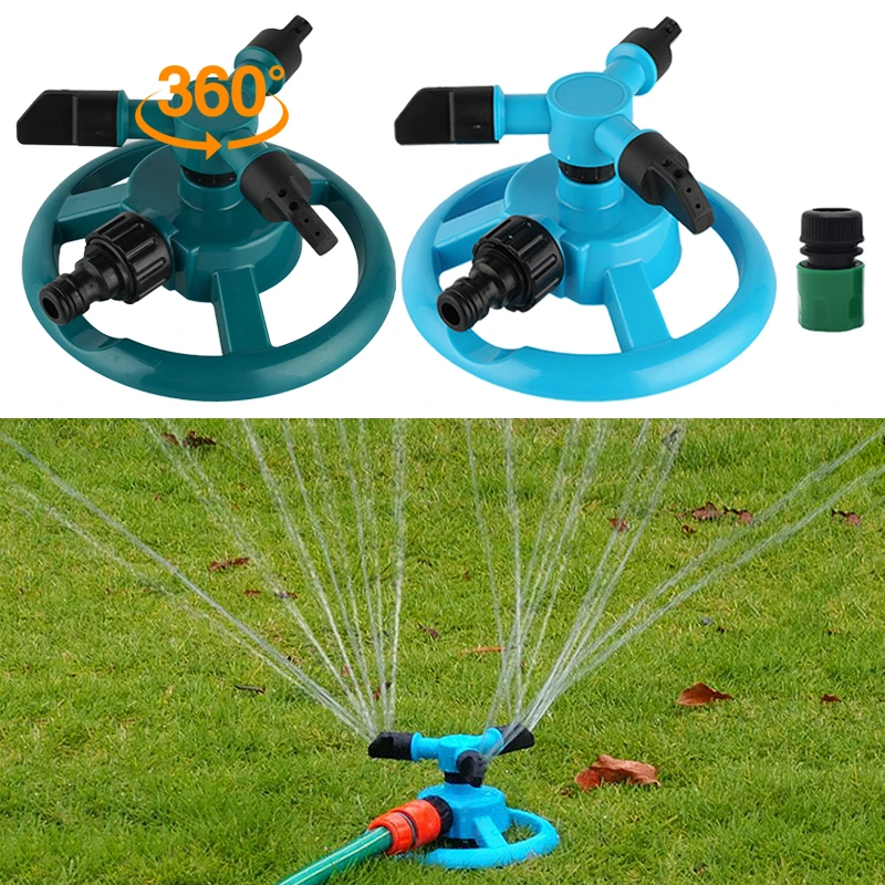 360-Degree-Rotating-Automatic-Garden-Lawn-Water-Sprinklers-System-Quick ...