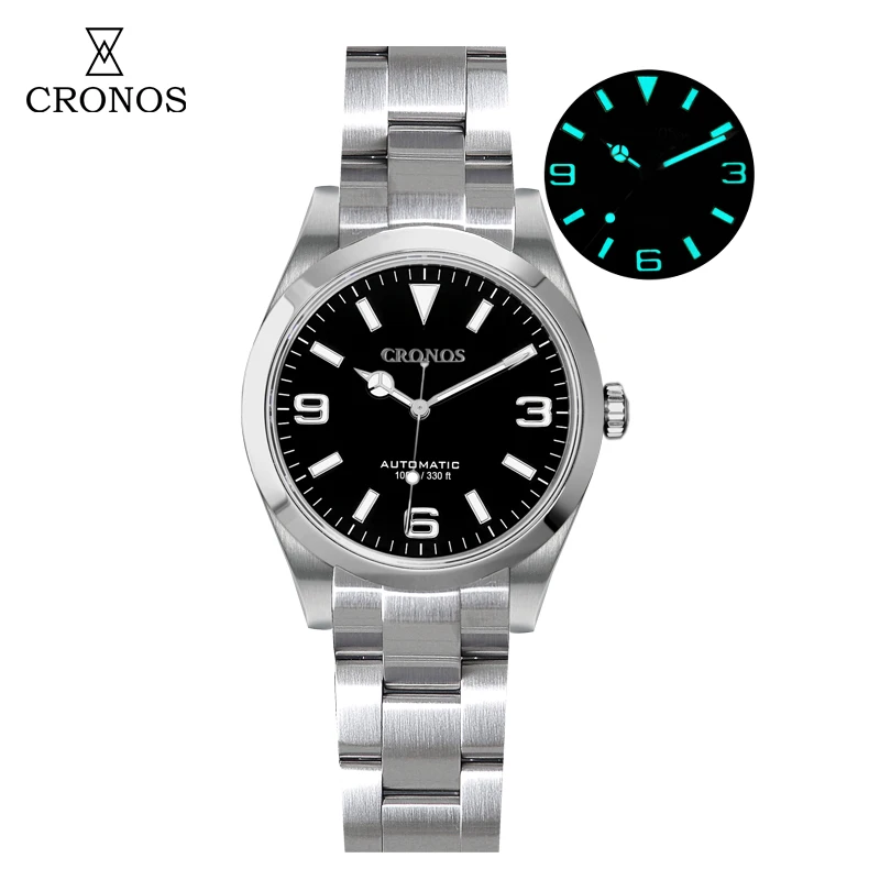 Watch Automatic Miyota | Automatic Watches Men | Cronos 39mm Explore ...