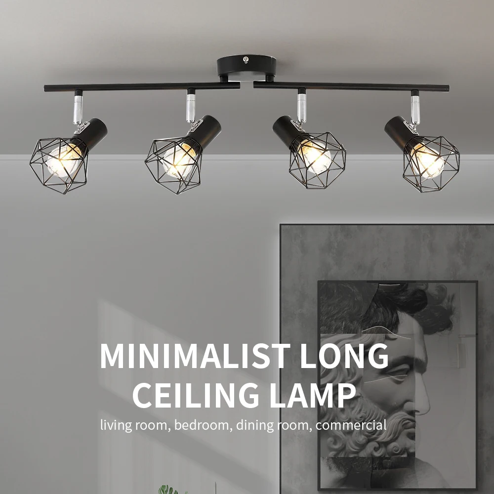 Adjustable-Angle-Ceiling-Light-Bedroom-E27-Living-Room-Multi-Lamp ...