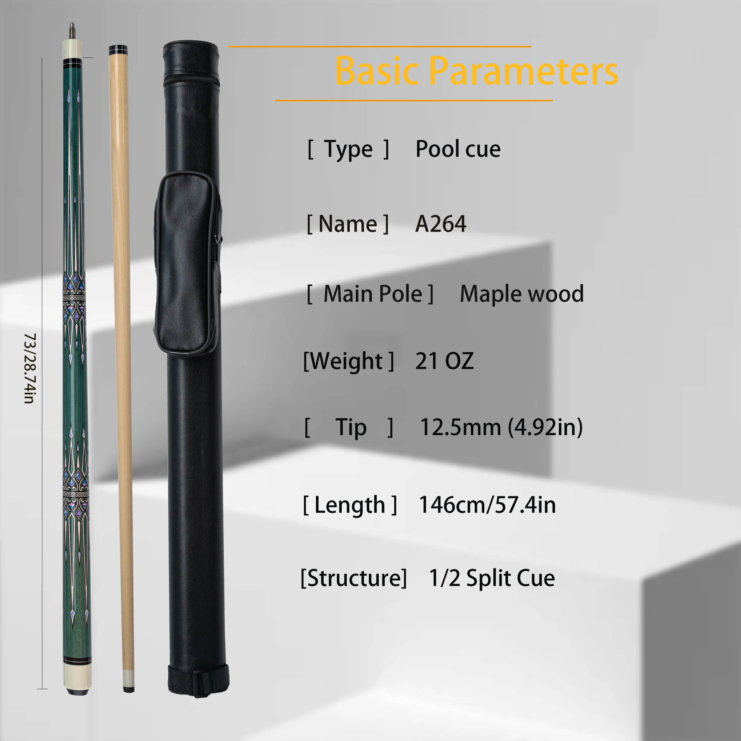 Canadian-Wooden-Billiards-Club-13mm-Pointed-American-Nine-Ball ...