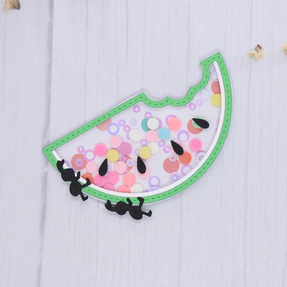 Kscraft Watermelon Shaker Metal Cutting Dies Stencils For Diy ...
