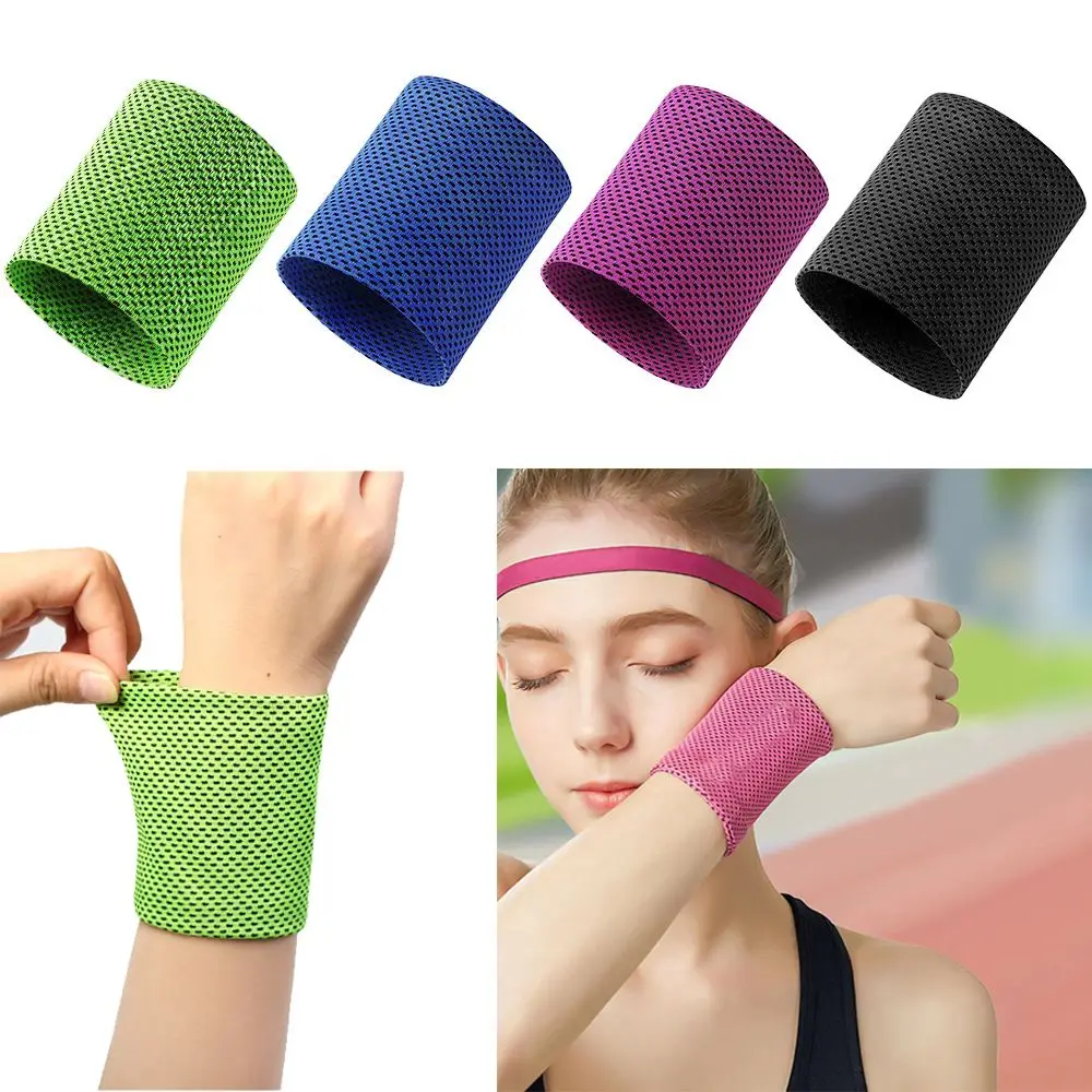 1 PC Ice Cooling Wrist Brace Support Breathable Tennis Wristband Wrap ...