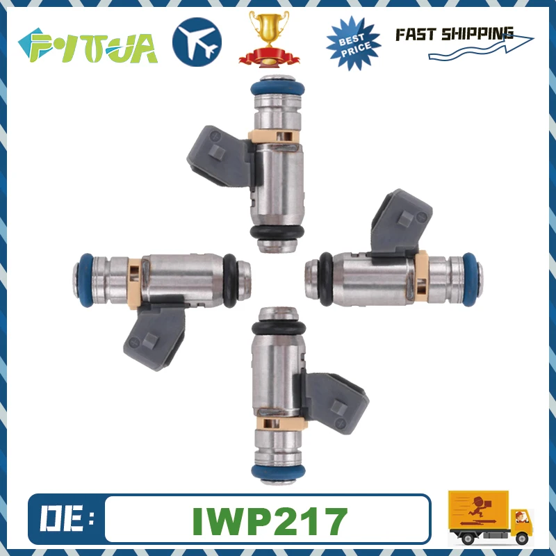4 inyectores de combustible IWP-217 IWP217 IWP 217 para Dacia Duster ...