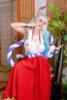Yamato Cosplay Costume - One Piece Kimono, Skirt, and Wig