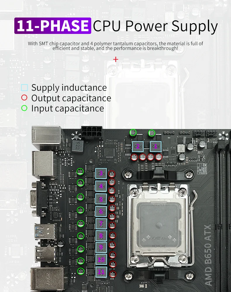 Материнская плата B650 AM5 ATX | AliExpress