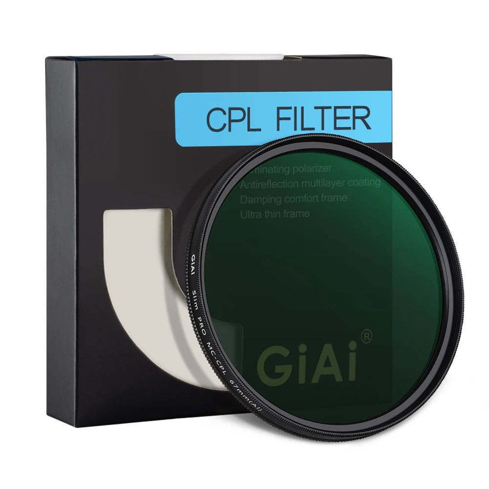 GiAi-filtro-CPL-para-lente-de-c-mara-DSLR-polarizador-transparente-HD ...