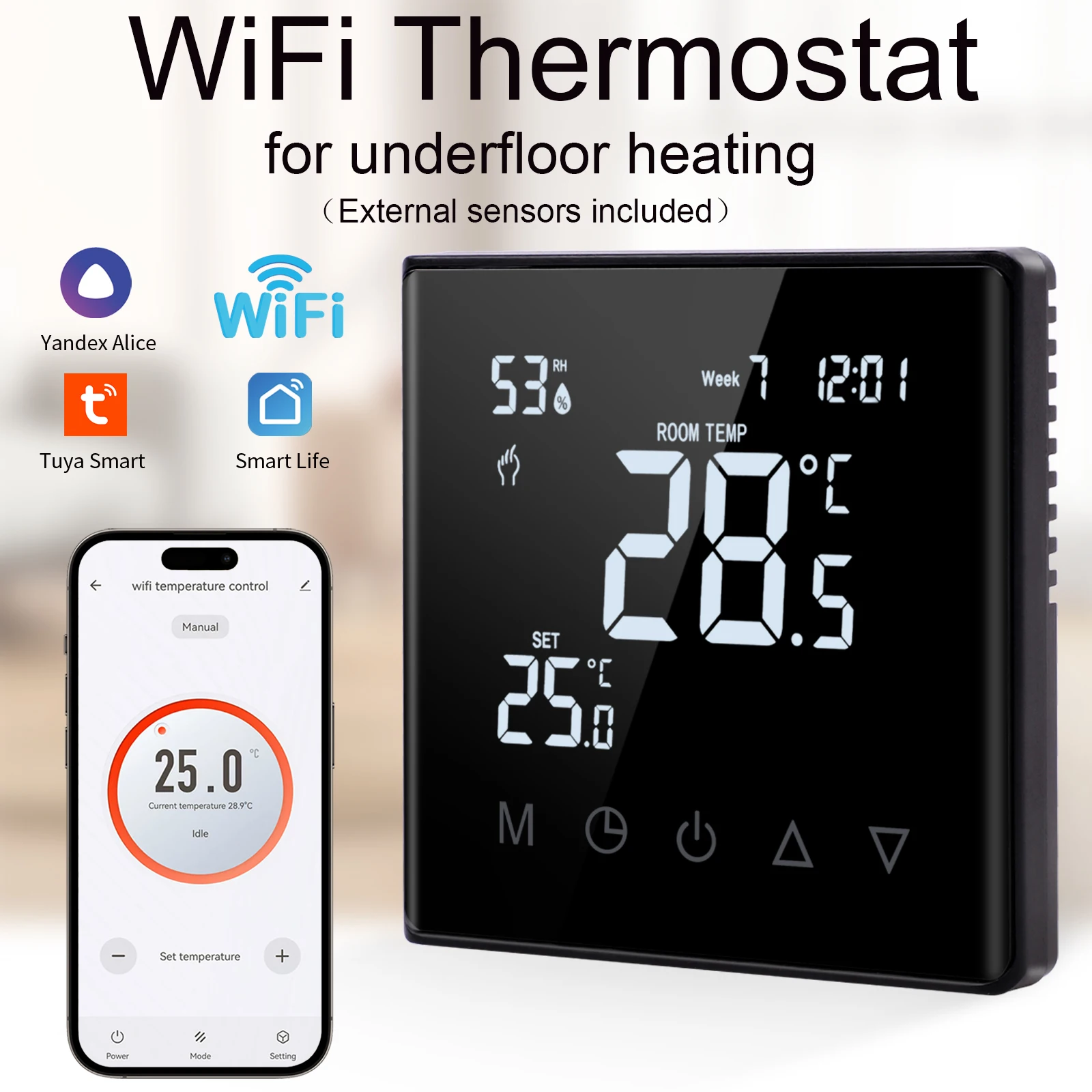 Bingoelec-Tuya-WiFi-Thermostat-Water-Electric-Warm-Floor-Heating-Gas ...
