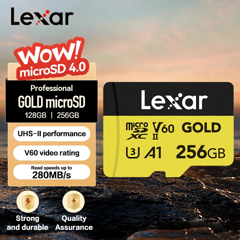 Lexar-Micro-SD-Card-1800x-U3-A1-V60-Original-High-Speed-128GB-256GB ...
