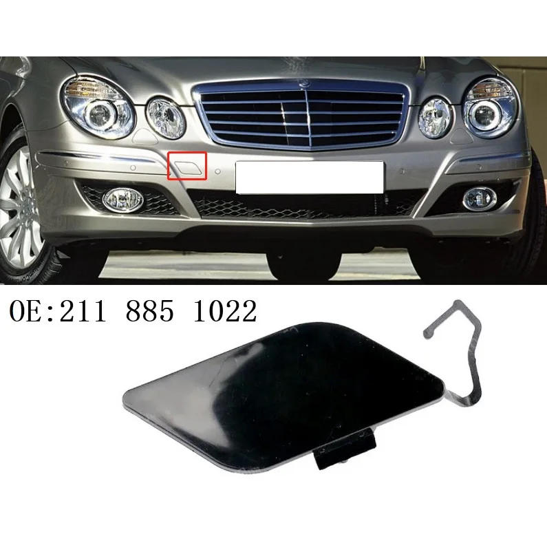 Front-bumper-trailer-hitch-cover-towing-cover-For-Mercedes-Benz-E-Class ...