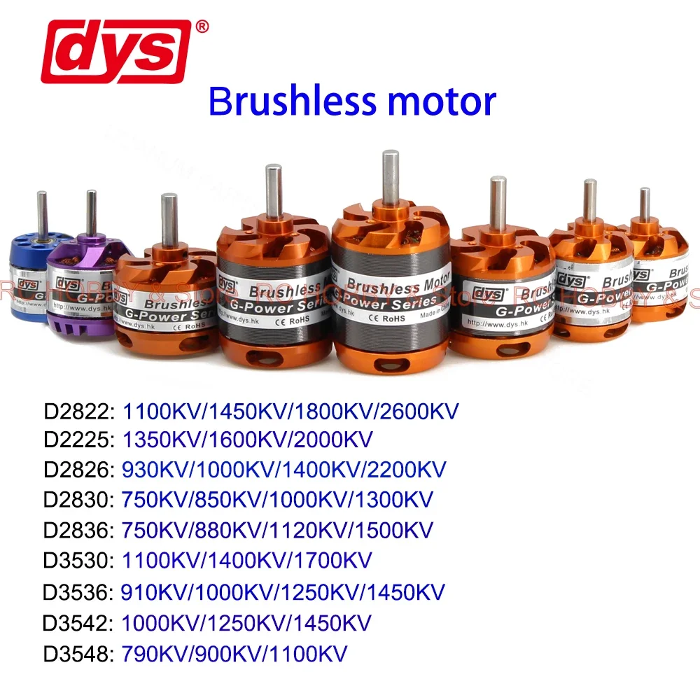 DYS-2225-2822-2212-2830-2836-3530-3536-3542-3548-Brushless-Motor-For ...