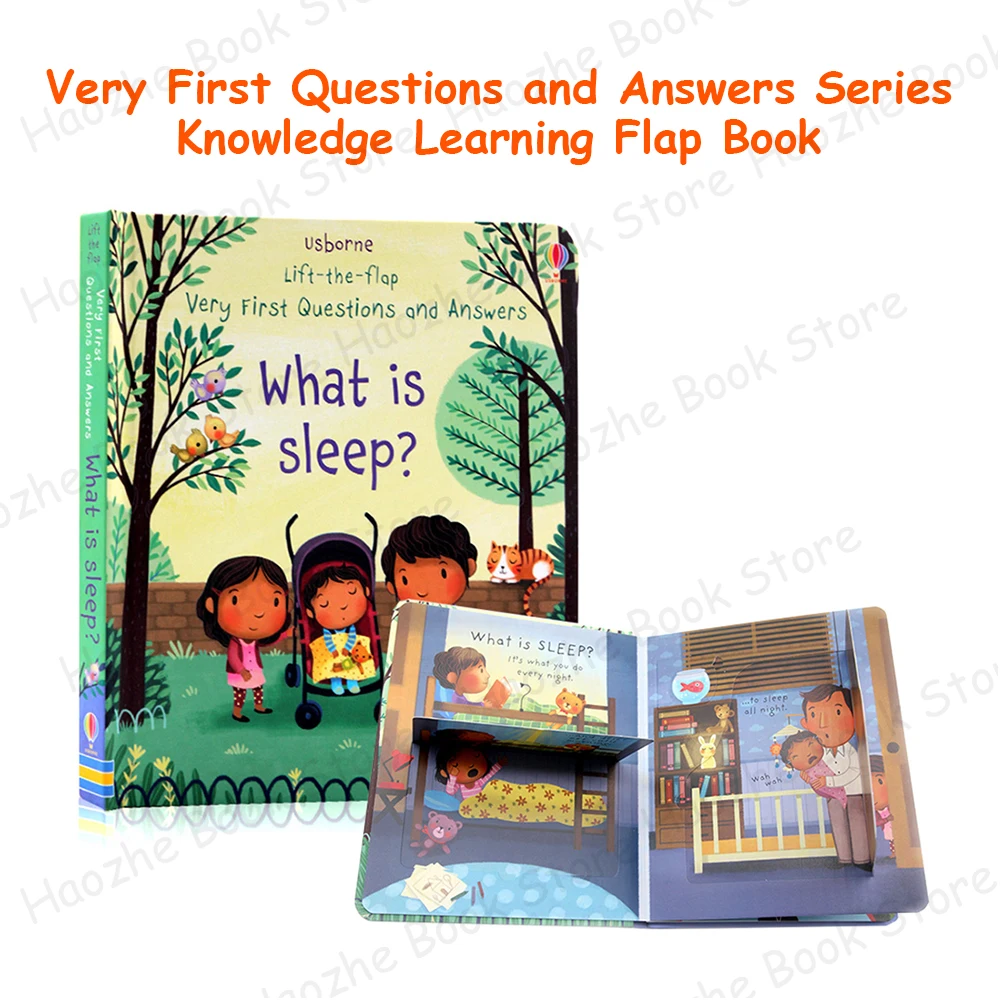 What is Sleep Usborne Lift the flap Activity English Book Montessori ...