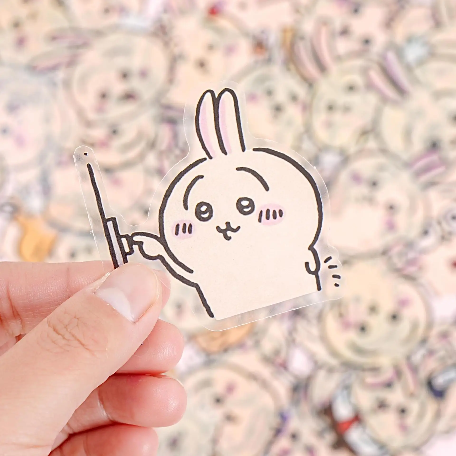 Chiikawa Transparent Stickers for Decoration on Luggage or Handbook ...