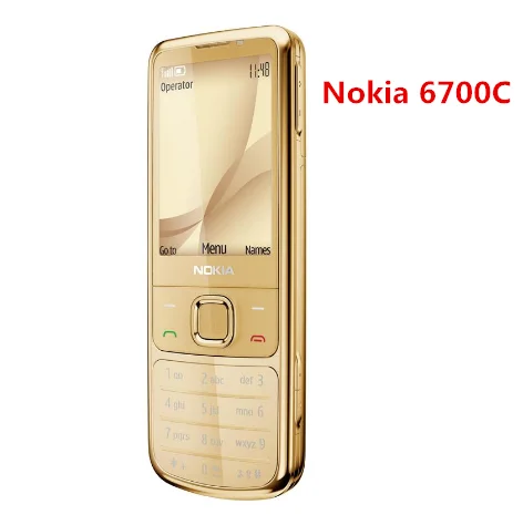 Nokia 6700C Mobile Phone cellphone & Russian Arabic Hebrew English Keyboard Original Unlocked ...