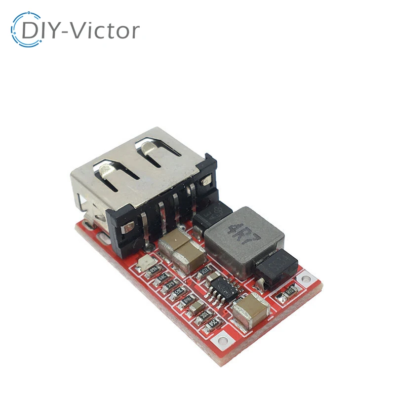 미니 가변 벅 컨버터 보드, DC 6 24V 12V/24v ~ 5V 3A USB 출력 충전기 스텝 다운 전원 모듈|buck ...