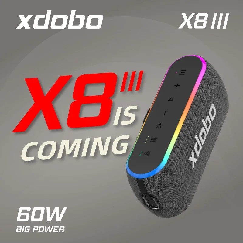 XDOBO-X8-III-Portable-Bluetooth-Speaker-60W-Wireless-Bluetooth-Speaker ...