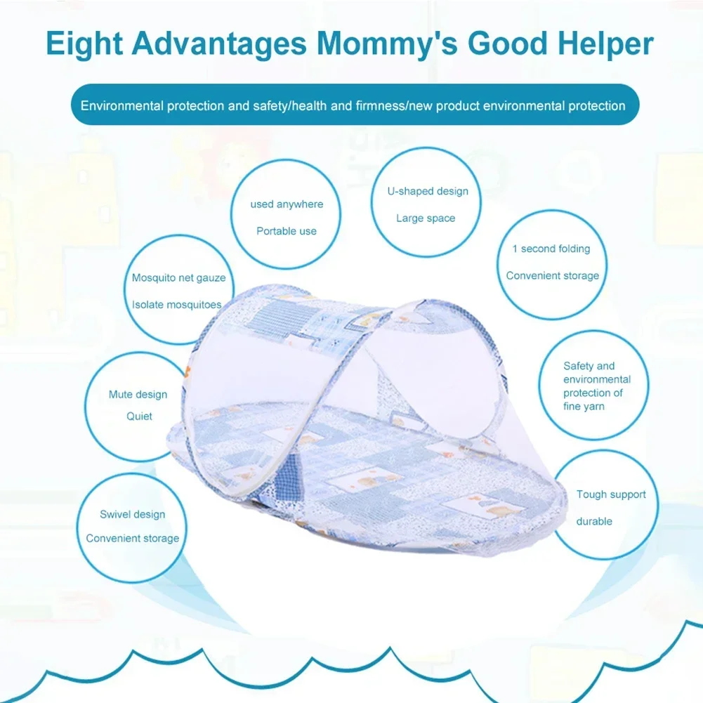 Foldable-Crib-Mosquito-Net-Portable-Baby-Crib-Anti-Bug-Net-Foldable ...