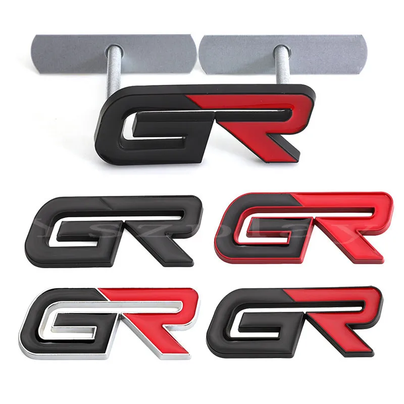 New-Car-Sticker-GR-Decal-Front-Hood-Grille-Emblem-Badge-For-Toyota ...