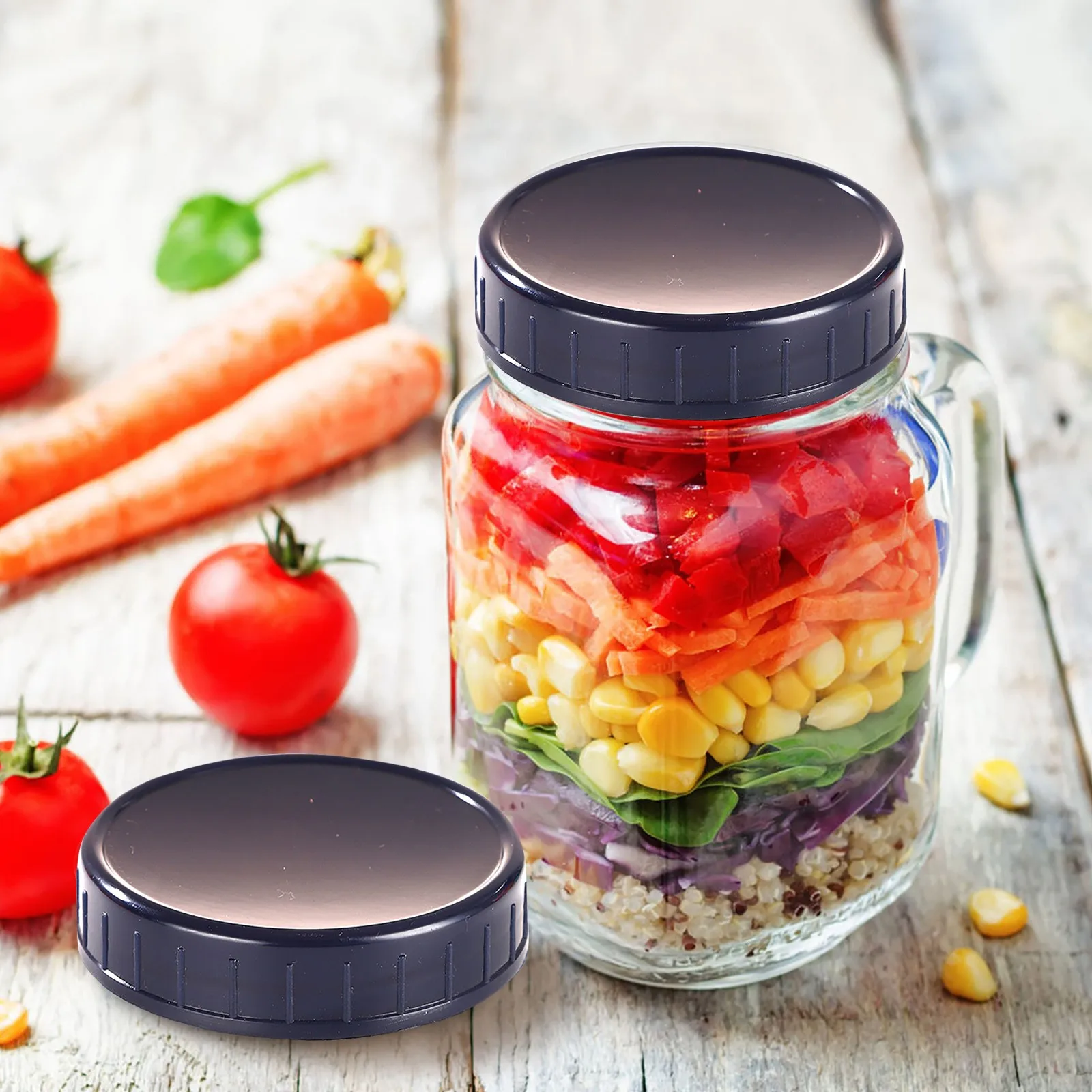 10pc-86mm-Standard-Opening-Wide-Opening-Pp-Plastic-Cap-Multiple-Color ...