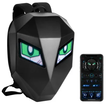 Iron Man LED Hard Shell Bag – Waterproof Motorcycle Helmet Backpack ...