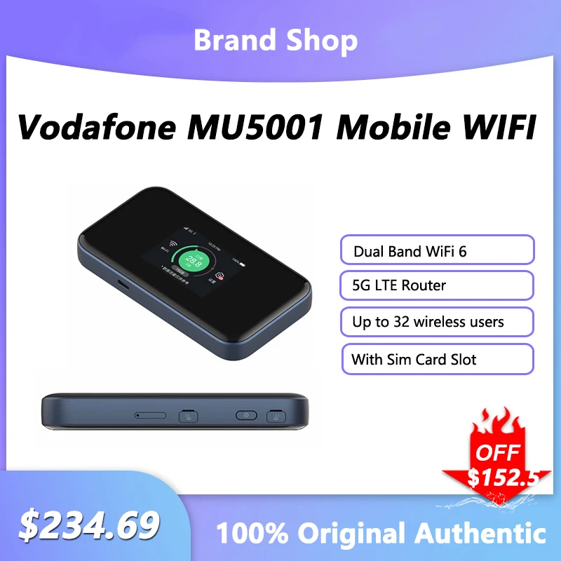 Unlocked-Vodafone-MU5001-Mobile-WIFI-Router-5G-Dual-Band-Portable ...