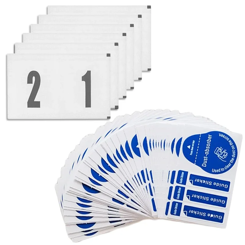 Guide-Sticker-Wipes-Wet-Dry-Paper-Screen-Cloth-Clean-Dedust-Mobile ...