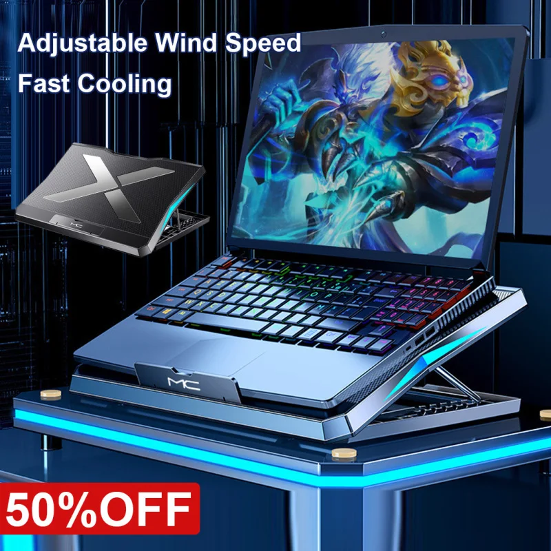 Desktop-liftable-folding-cooling-pad-cooling-laptop-base-exhaust-fan ...