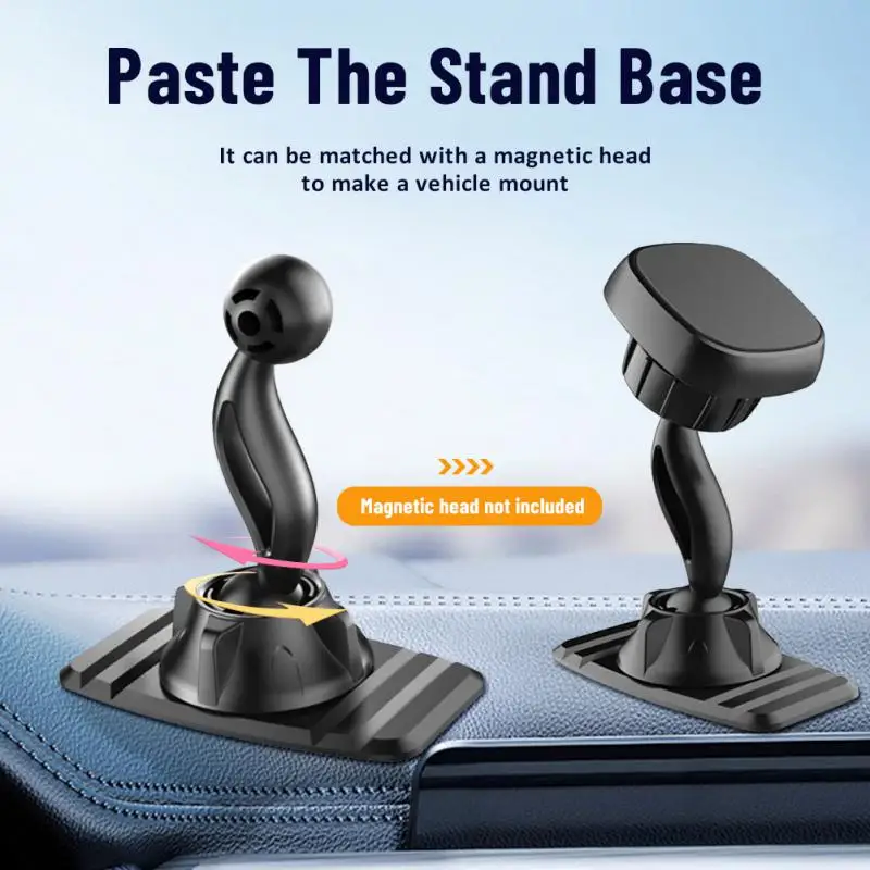 Car-Double-Ball-Phone-Holder-Base-17mm-PAD-Silicone-Suction-Cup ...