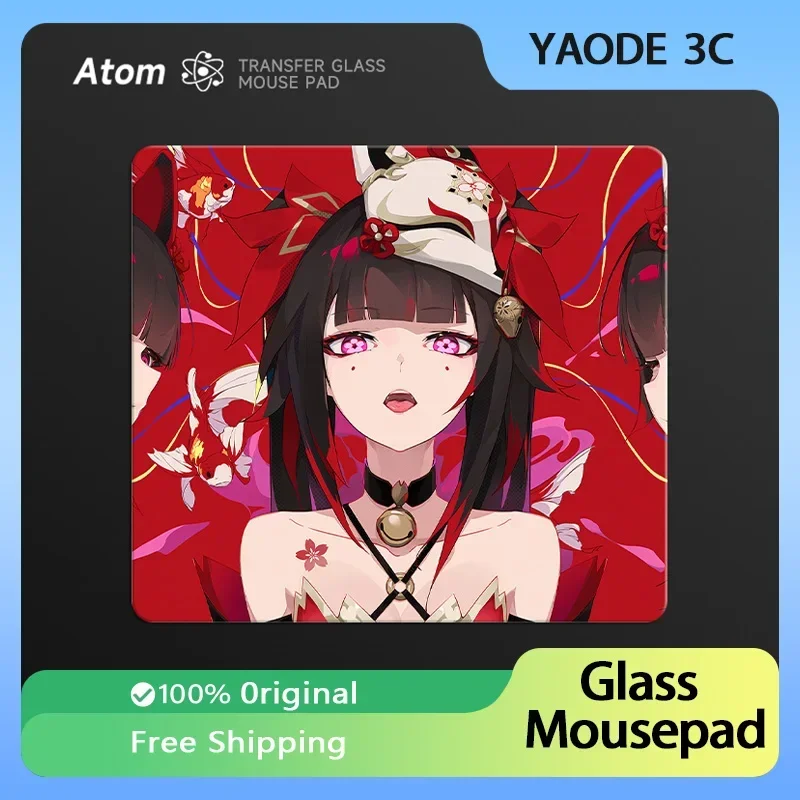 Atom-vidro-temperado-mousepads-gaming-mouse-pads-fps-personalizado-dos ...