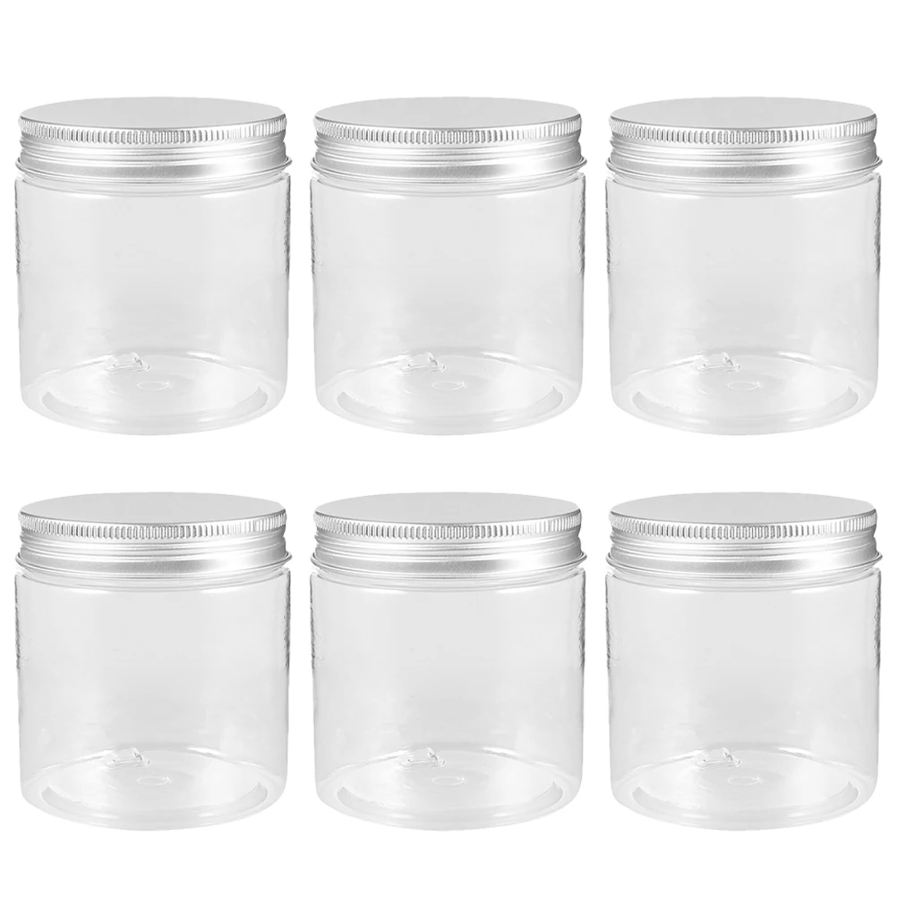 6Pcs-Small-plastic-Jars-With-Lidss-With-Lidss-Lid-Tins-Food-Containers ...