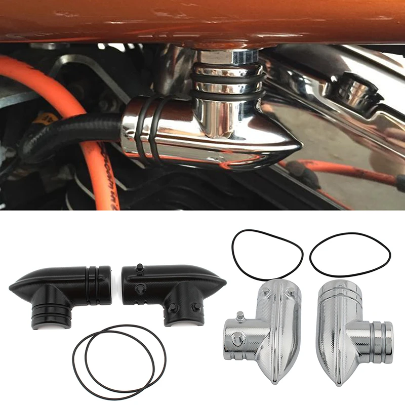 For Harley Davidson Dyna Sportsters Softail Fuel Line Cover Fit FLHT ...