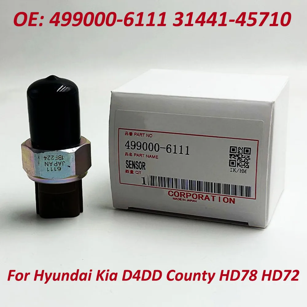 OEM 499000-6111 4990006111 High Quality Fuel Rail Pressure Sensor For ...