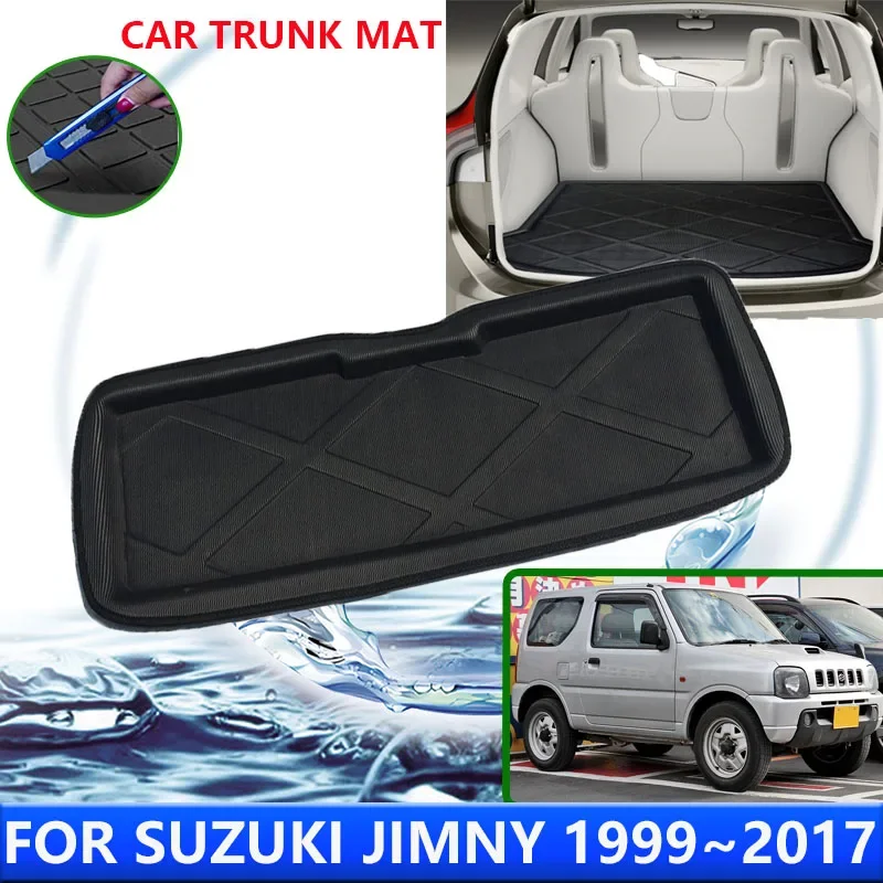 Traseira-do-carro-Tronco-Protector-Pad-esteiras-imperme-veis-Auto-Acess-rios-Suzuki-Jimny-Wide ...