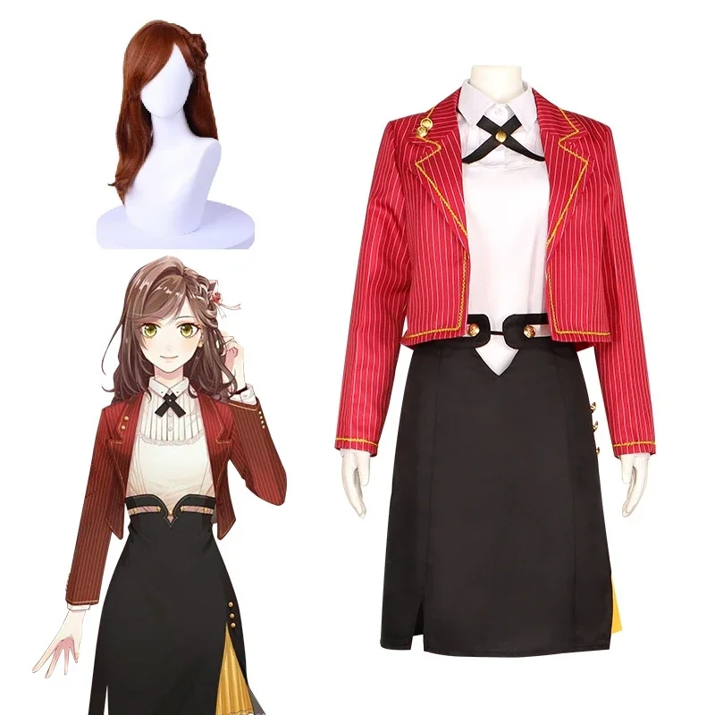 Anime-Game-Tears-of-Themis-Heroine-Cosplay-Costume-Red-School-Uniform ...