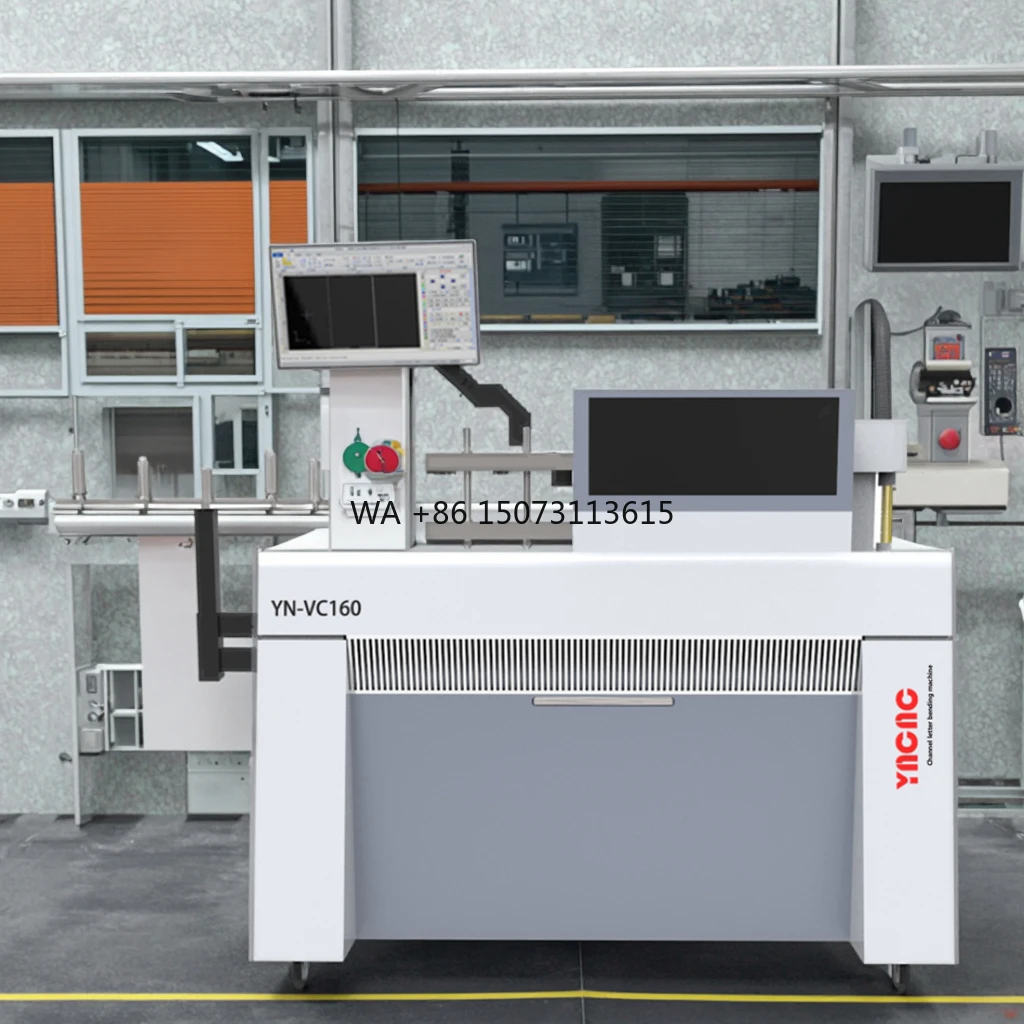 Automatic CNC Machine 3D Aluminium Coil Sheet Channel Letter Bending V ...