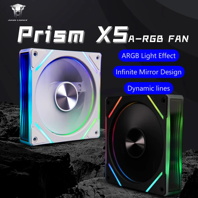 PC-Case-Fan-120mm-Prism-XS-5V-3Pin-ARGB-Cyclic-Mirror-Light-Effect-PWM ...