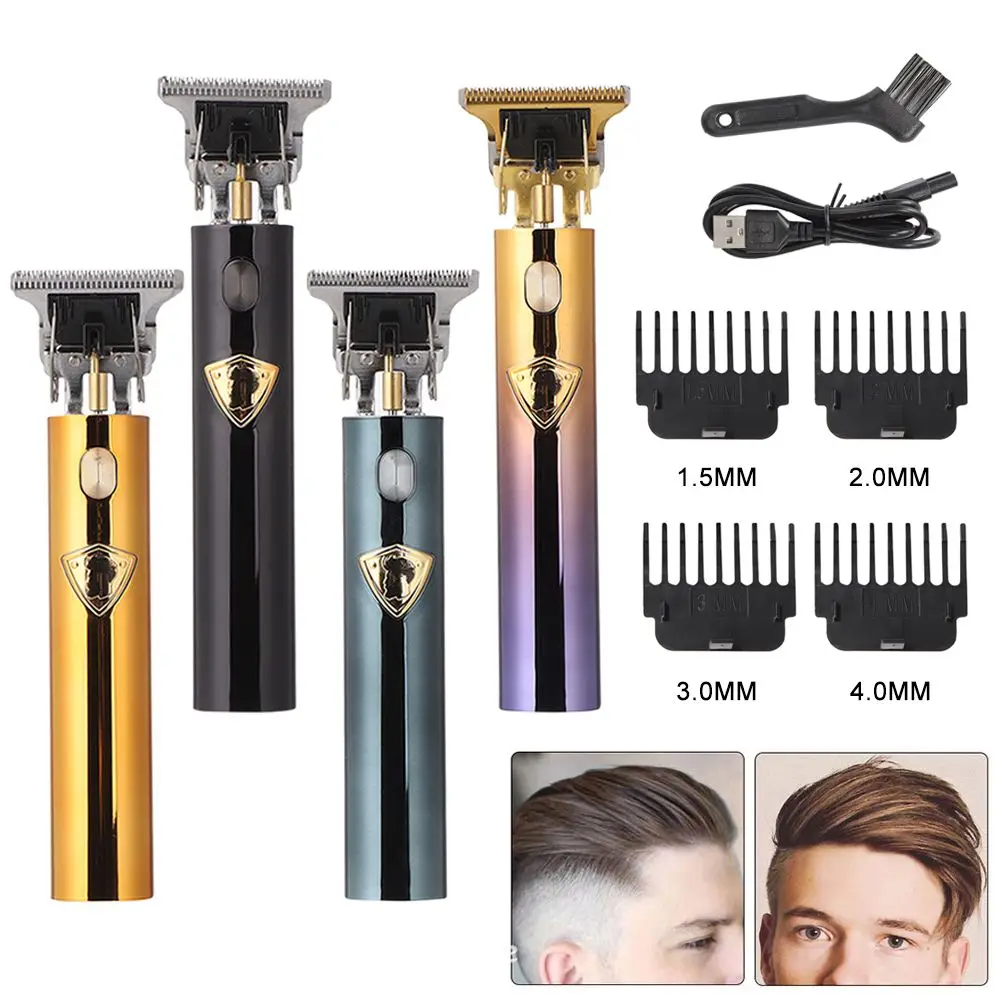 T9 Usb Máquina De Corte Cabelo Elétrico Recarregável Nova Máquina De Cortar Cabelo Homem ...