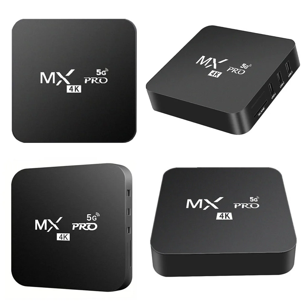 Smart TV Box MXQ-PRO 4K HD TV Box Android 12.0 2.4G 5G Dual-WIFI 3D ...