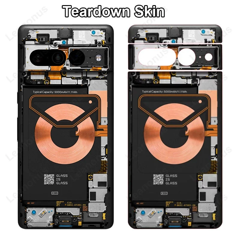 for-Google-Pixel-7-Pro-Teardown-Decal-Skin-Back-Screen-Protector-Film ...