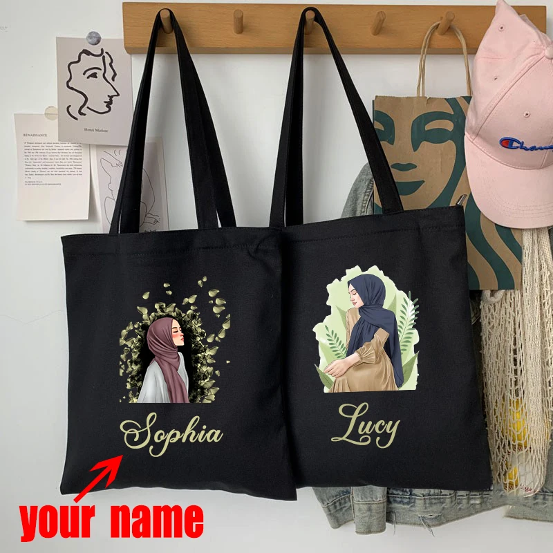 Personalized Shoulder Bags Custom with Name Shopping Tote Travel ...