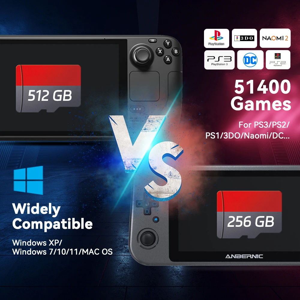 Batocera 37 Game TF Card For Steam Deck/WIN600 Handheld Game Console/PC ...