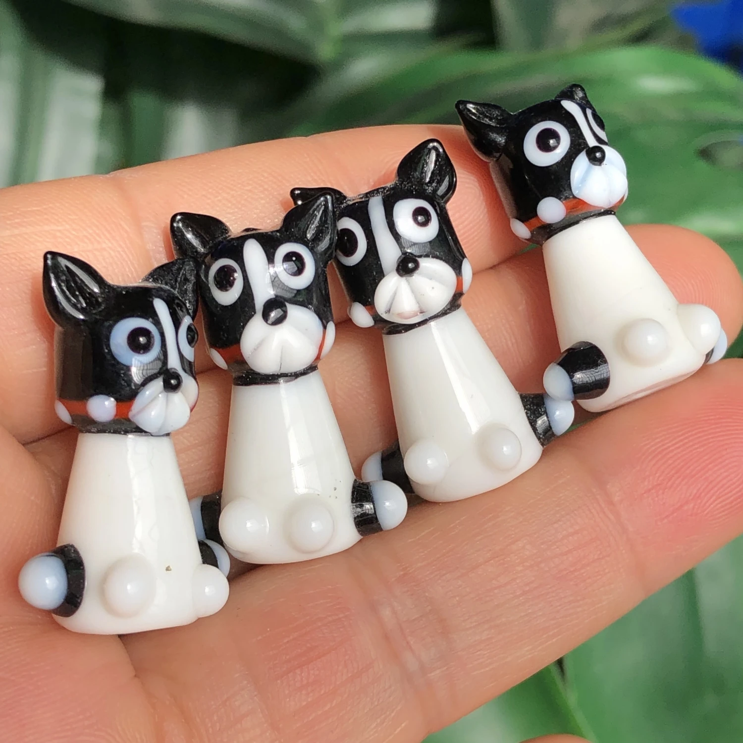 18-27mm-el-yap-m-beyaz-k-pek-hayvanlar-Lampwork-cam-gev-ek-kolye-boncuk ...