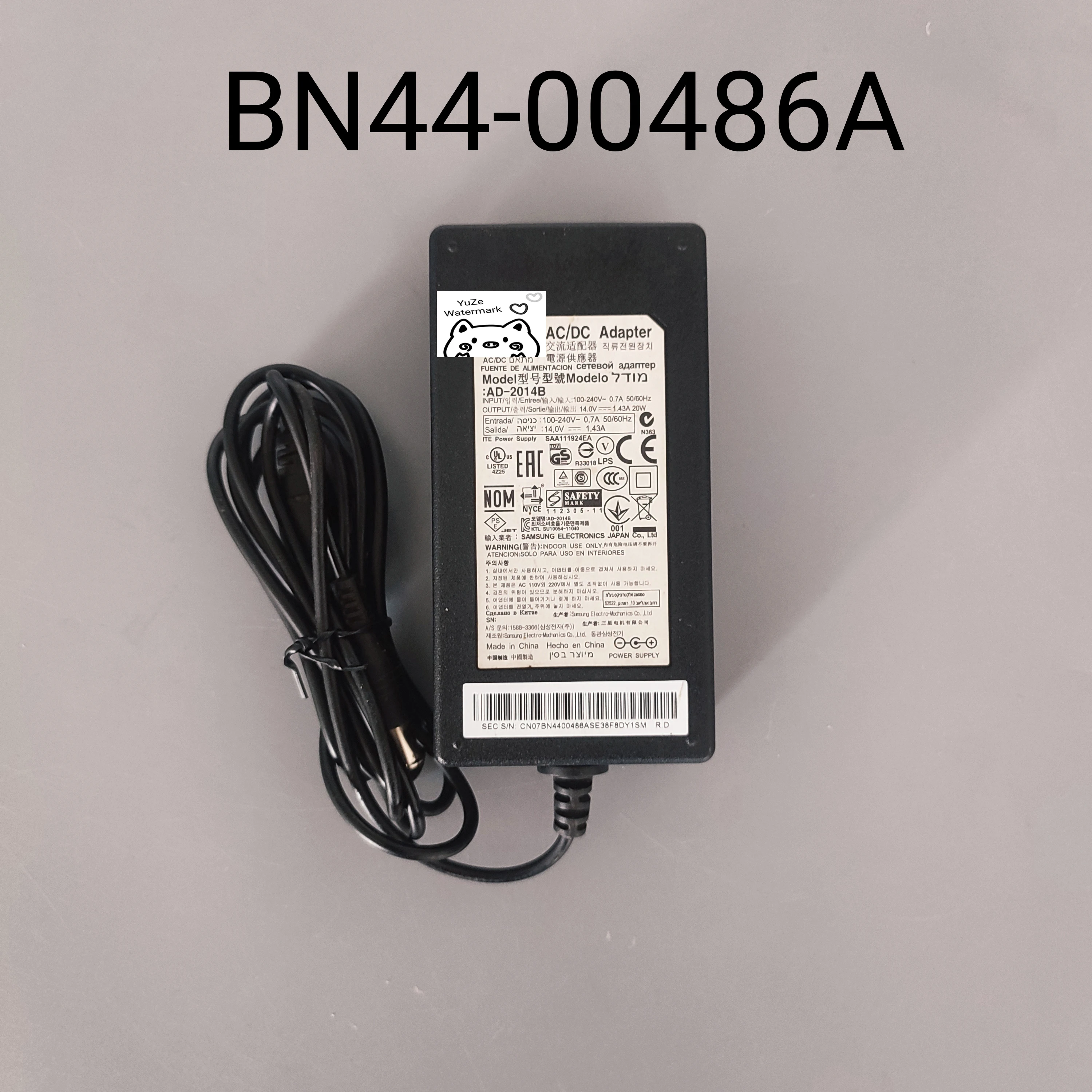 BN44-00486A-AD-2014B-is-fo-Monitor-AC-DC-Adapter-LS19B300BSLZD-S19B150N ...