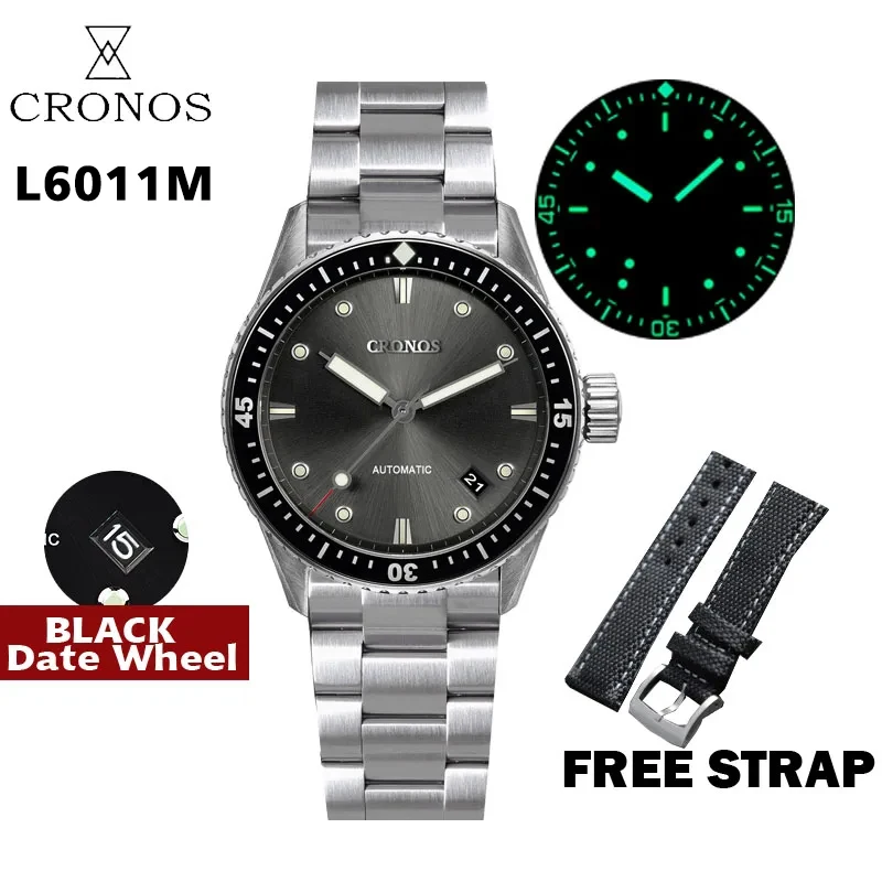 Cronos-Diver-Watch-For-Men-C3-Luminous-Convex-Nail-Automatic-NH35 ...