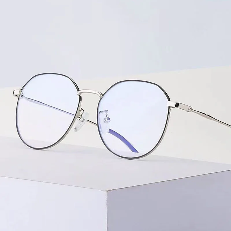 Vintage-Anti-Blue-Light-Glasses-Metal-Frame-Optical-Simple-Women-Men ...