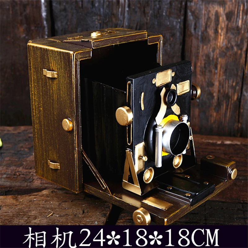 Vintage Camera Iron MetalCamera Model Photography Props Home Decor ...